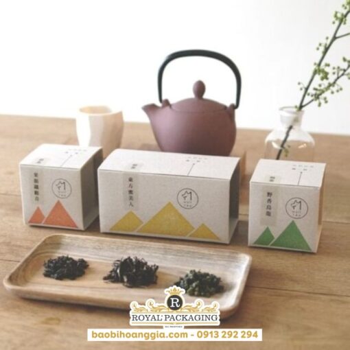 In Hộp Trà Giá Rẻ, Chất Lượng, Miễn Phí Thiết Kế Mẫu - baobihoanggia.com